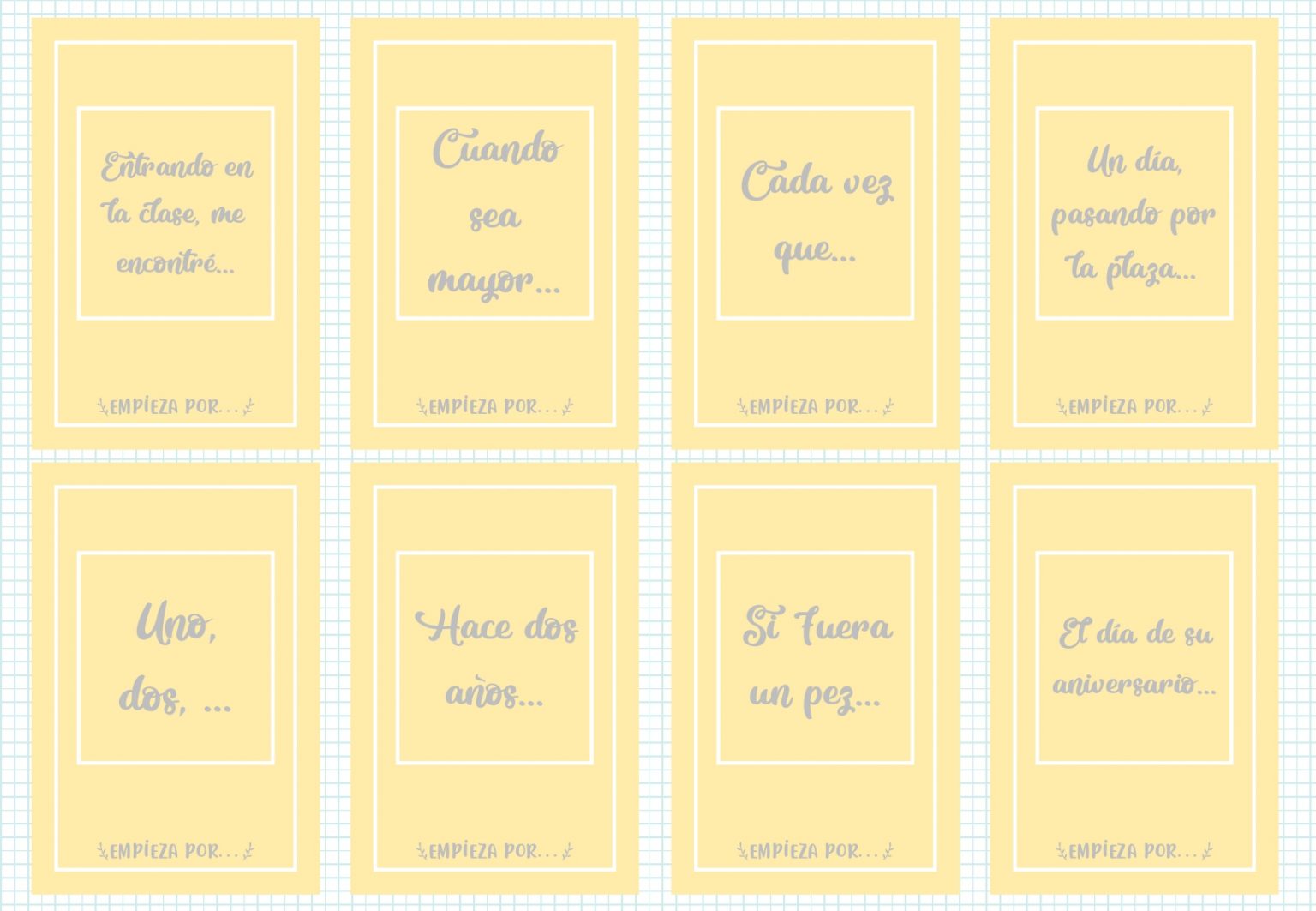 200 tarjetas de escritura creativa y expresión oral -Orientacion Andujar