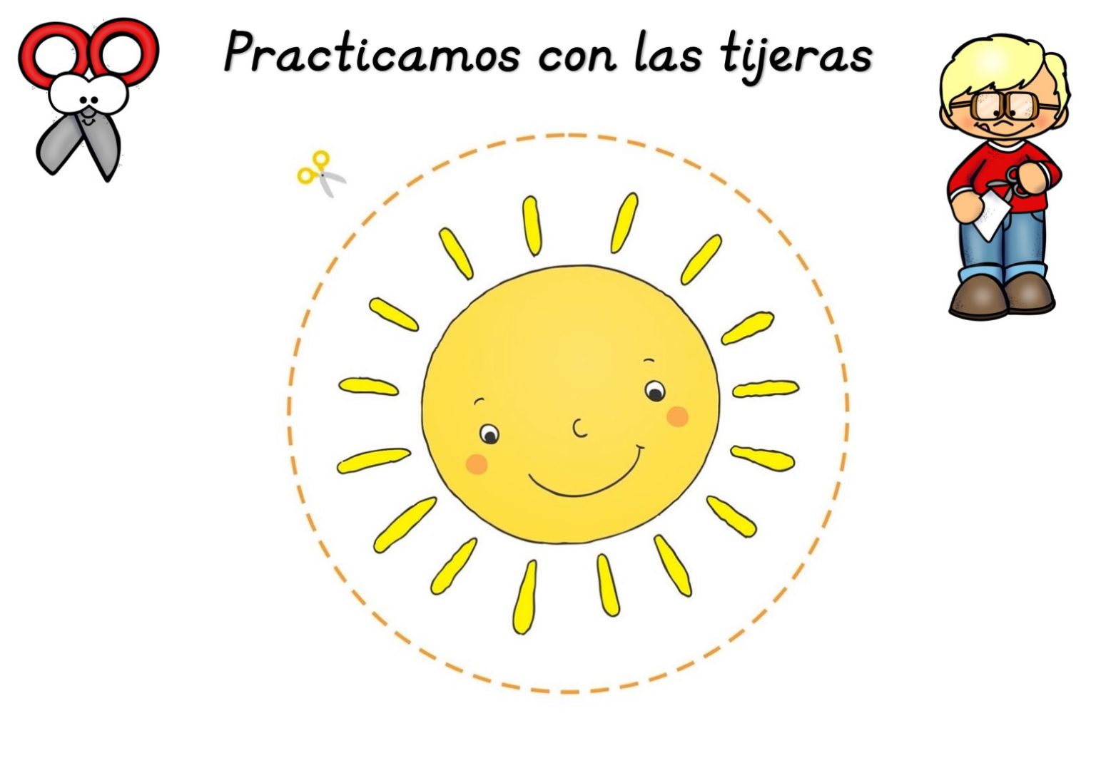 Conjunto de actividades aprestamiento para trabajar con tijeras ...