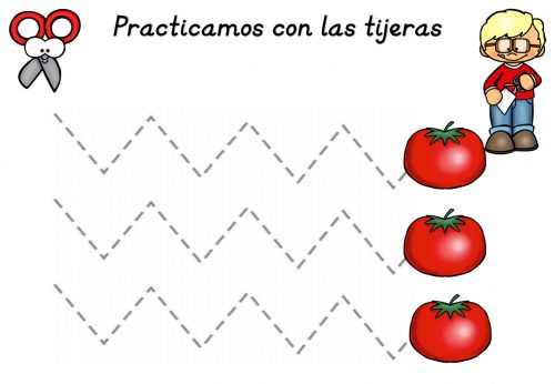 Conjunto de actividades aprestamiento para trabajar con tijeras ...