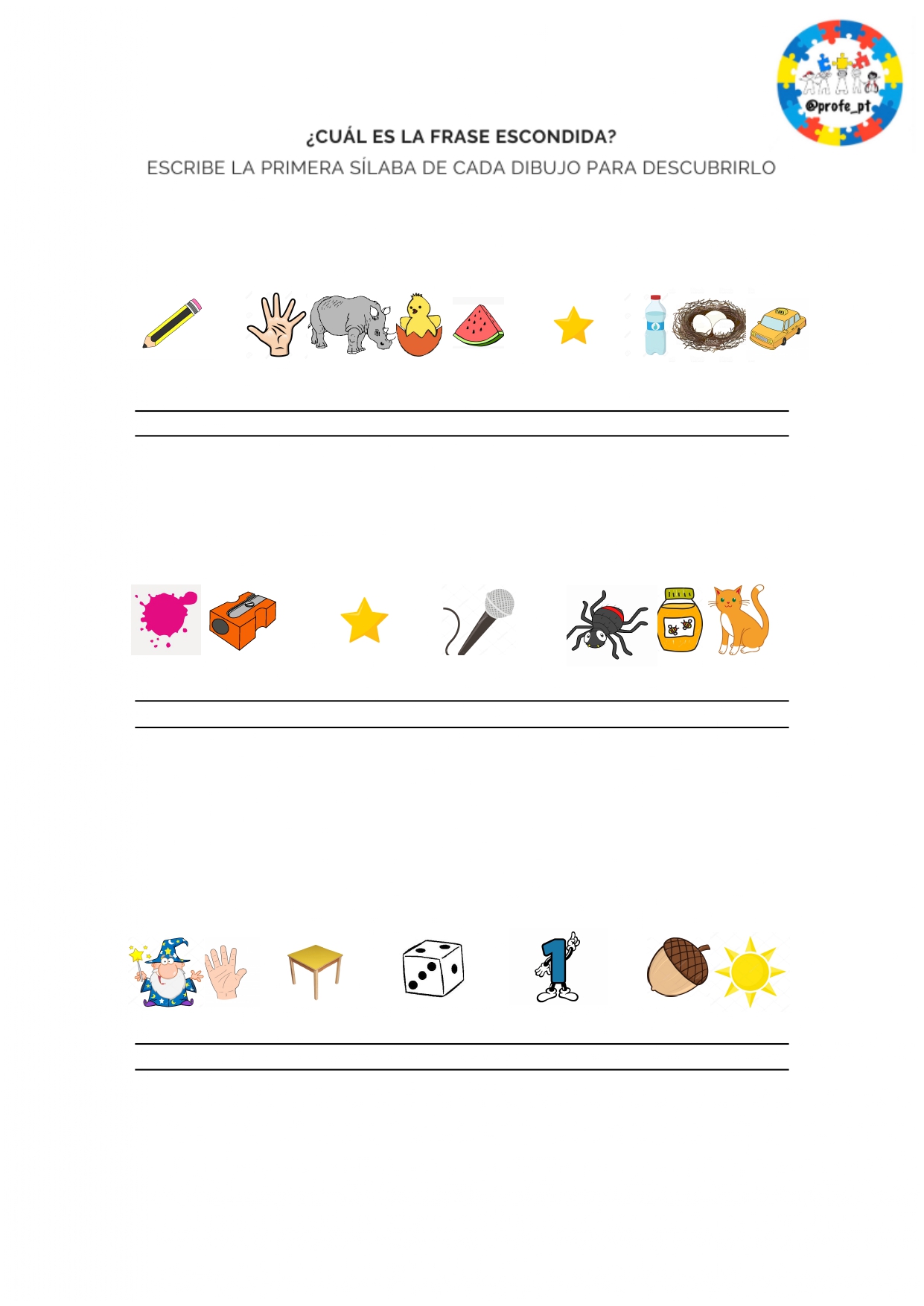 Completo cuaderno de actividades para trabajar la conciencia fonológica ...