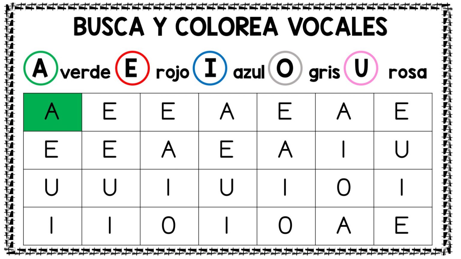 FICHAS-BUSCA-Y-COLOREA TRABAJAMOS LAS VOCALES -Orientacion Andujar