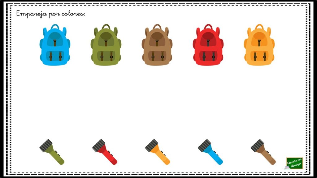 Trabajamos la atención con los más peques: Empareja por colores ...