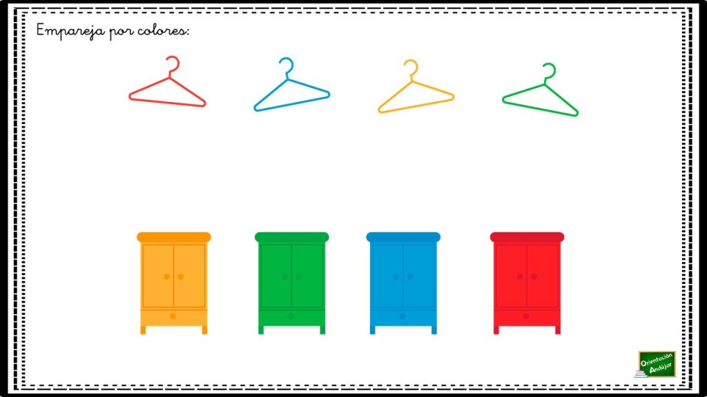 Trabajamos la atención con los más peques: Empareja por colores ...