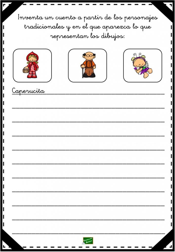 Escritura creativa a partir cuentos tradicionales -Orientacion Andujar