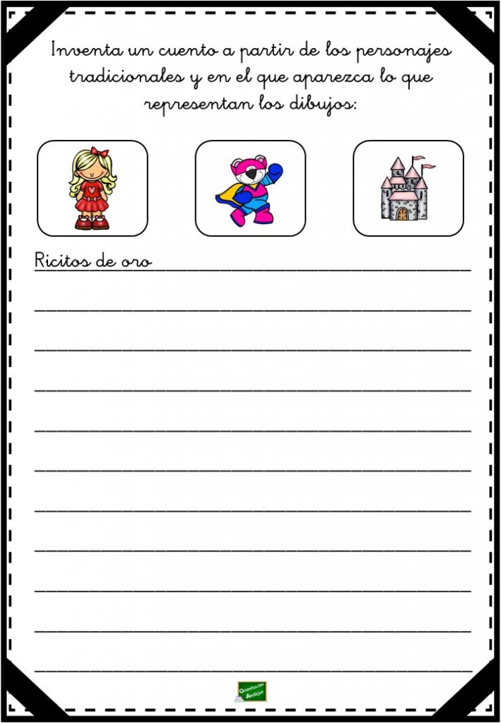 Escritura creativa a partir cuentos tradicionales -Orientacion Andujar