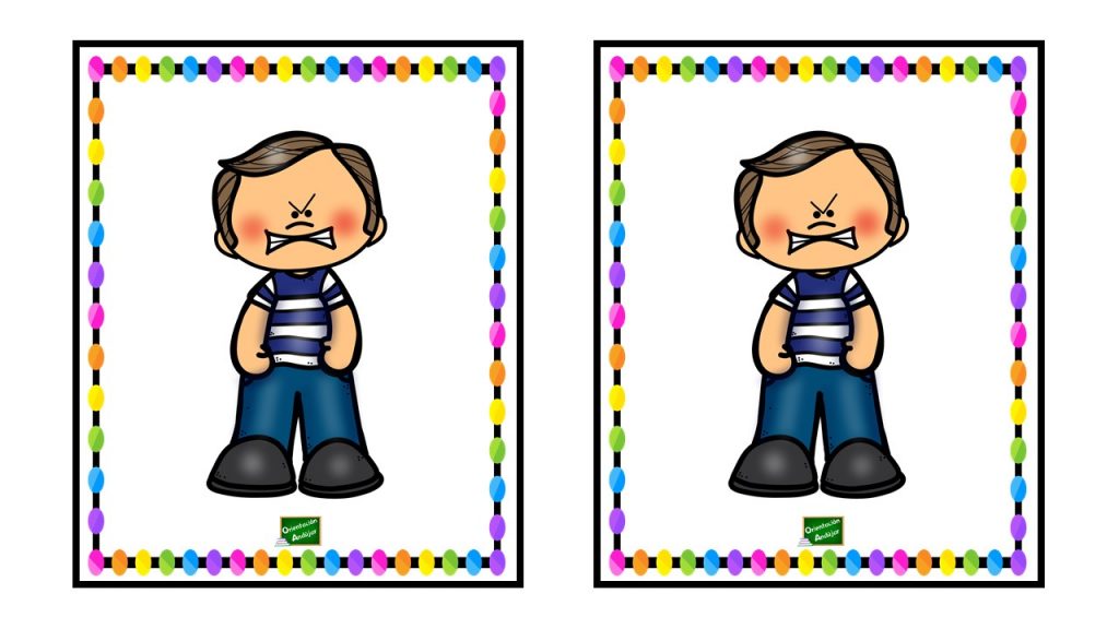 Juego de educación emocional: Memory de emociones -Orientacion Andujar