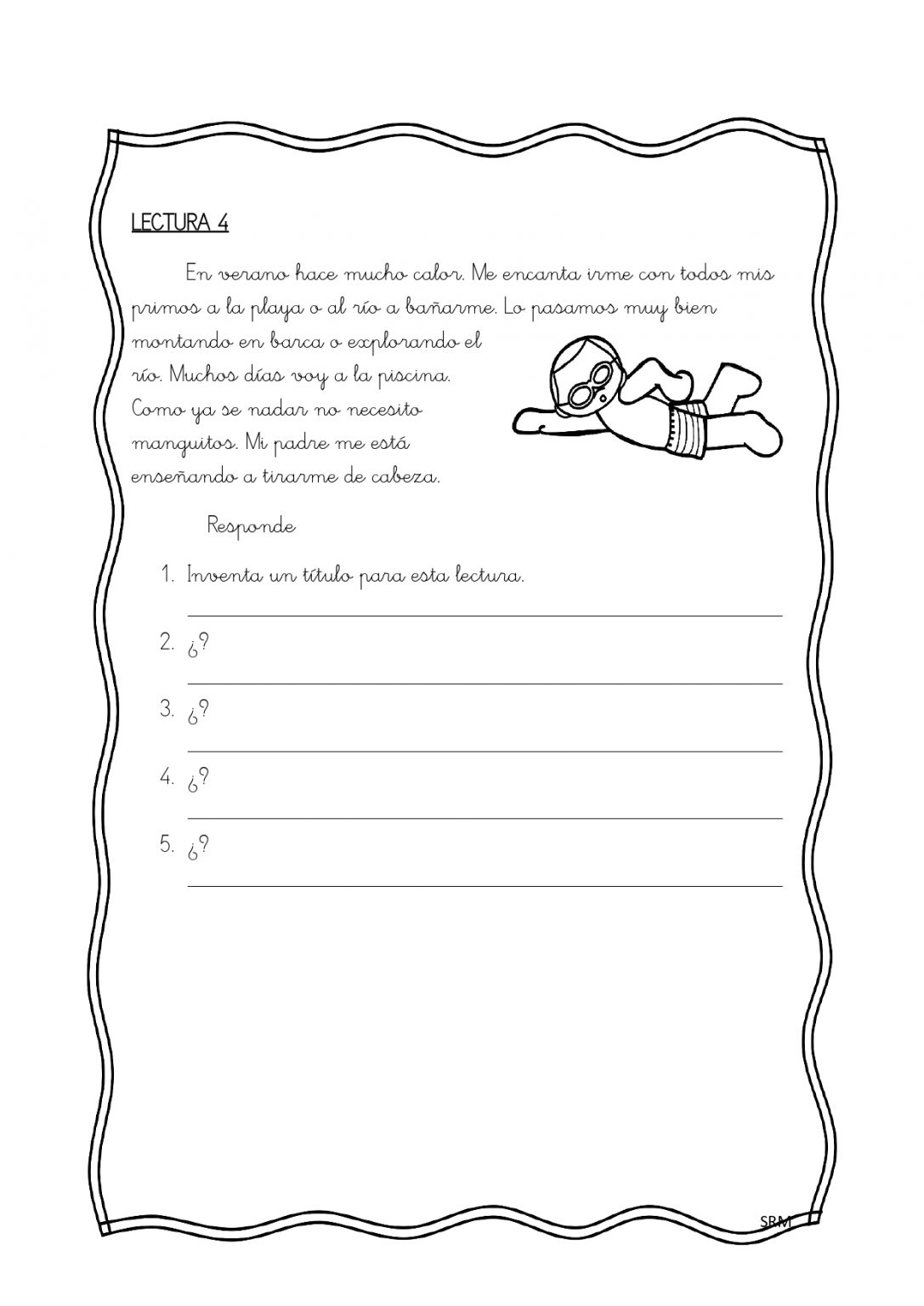 5 Cuentitos de comprensión lectora LAS ESTACIONES -Orientacion Andujar