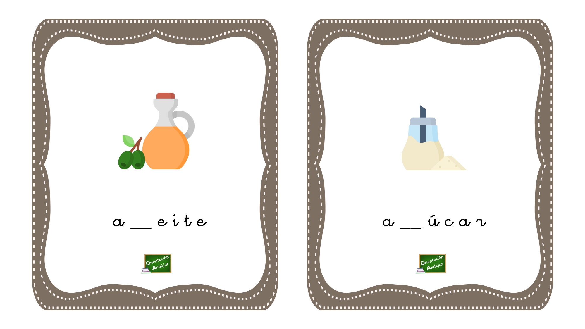 Nuevas tarjetas ortograficas c - z -Orientacion Andujar