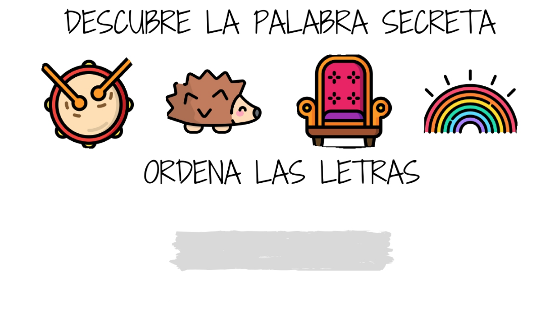 Ordena las letras y construye la palabra secreta -Orientacion Andujar