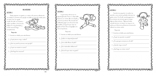5 Cuentitos de comprensión lectora LAS ESTACIONES -Orientacion Andujar