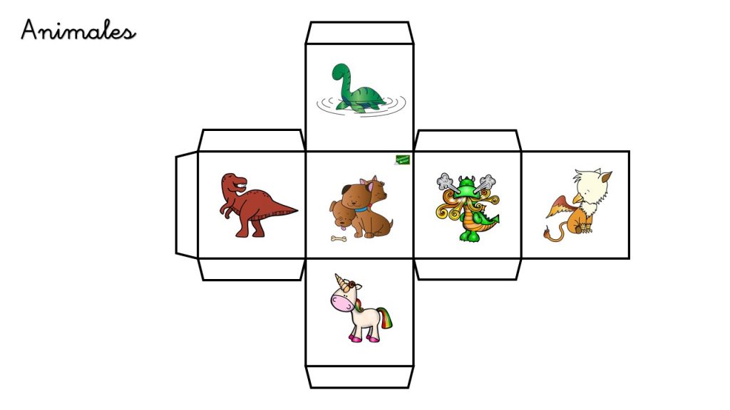 Dados para inventar historias fantásticas -Orientacion Andujar