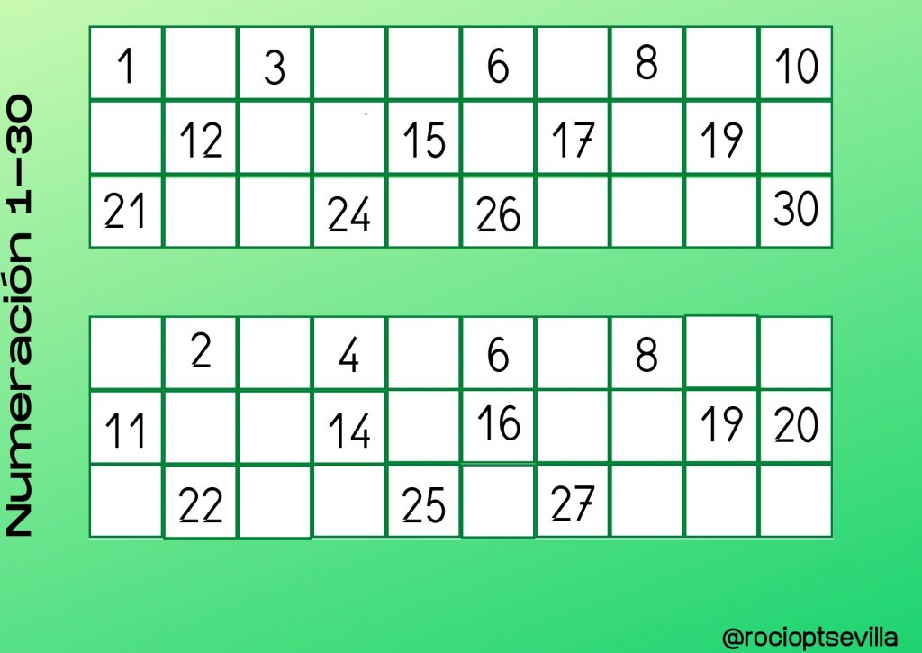 Super bingo con retos para trabajar los números del 1 al 10 ...