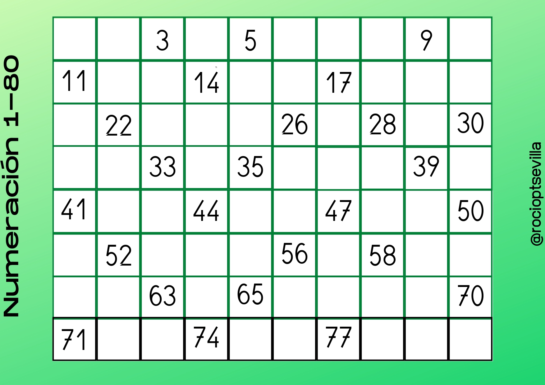 Super bingo con retos para trabajar los números del 1 al 10 ...