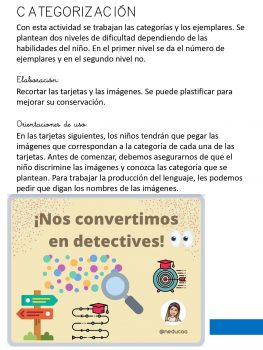 Completo dossier de actividades para trabajar con alumnado TEA ...