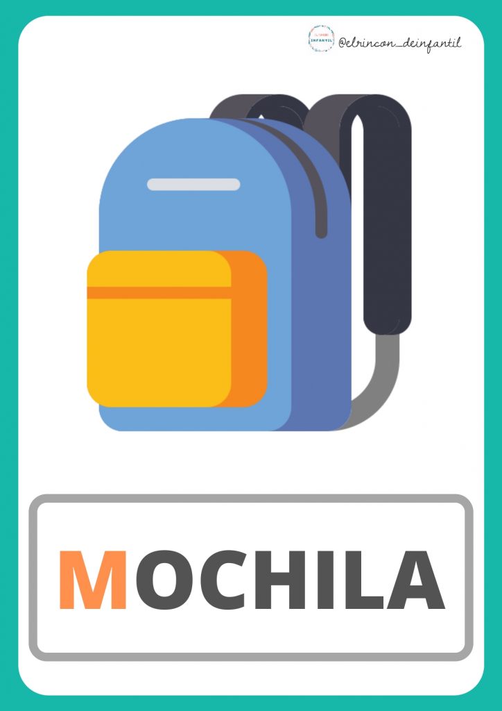 Tarjetas flashcard fonema inicial L-M-B -Orientacion Andujar