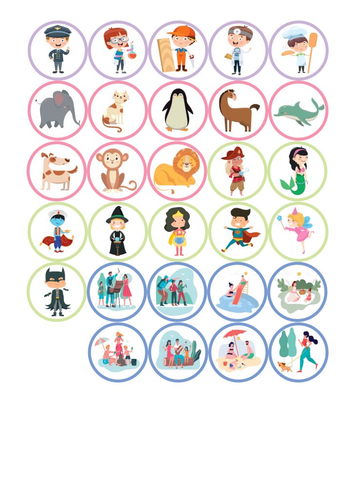 MANIPULATIVO TRABAJAMOS LA ESCRITURA CREATIVA CREA HISTORIAS ...