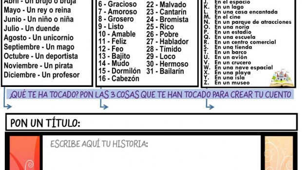 crea tu propia historia - Orientación Andújar - Recursos Educativos