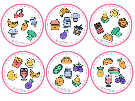 Juego de mesa Dobble comida-food Cast/ing -Orientacion Andujar