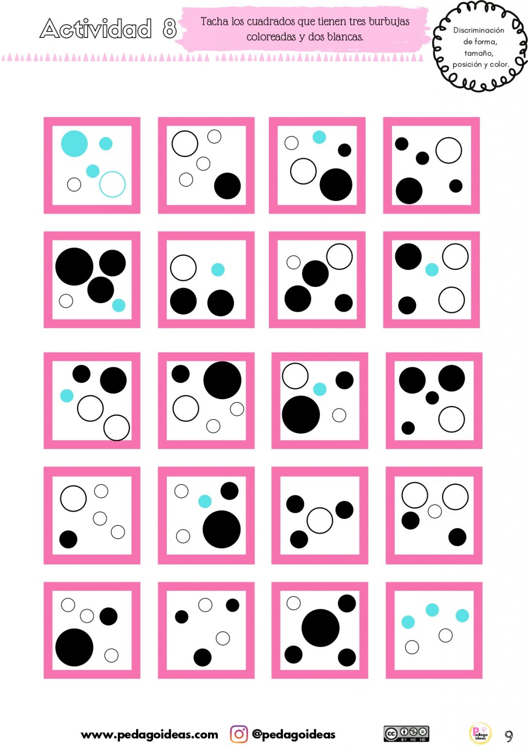 Cuadernillo de actividades para ejercitar la atención -Orientacion Andujar