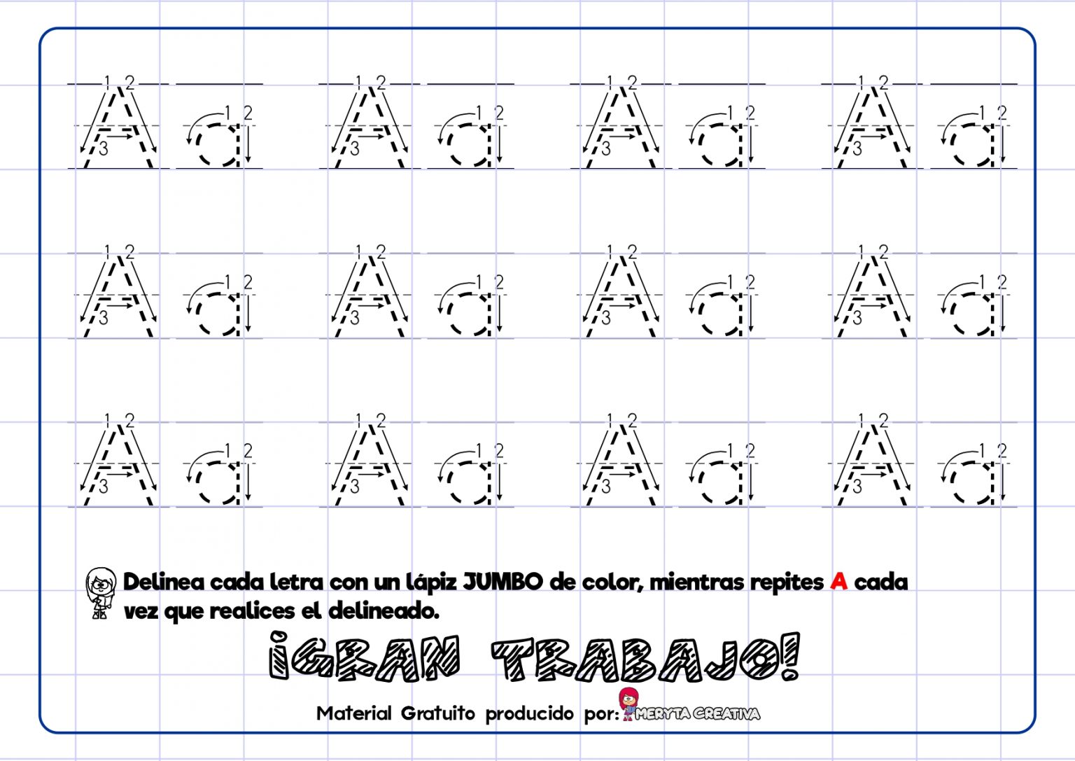 Precioso cuaderno para aprender el trazo de las vocales - Orientacion ...