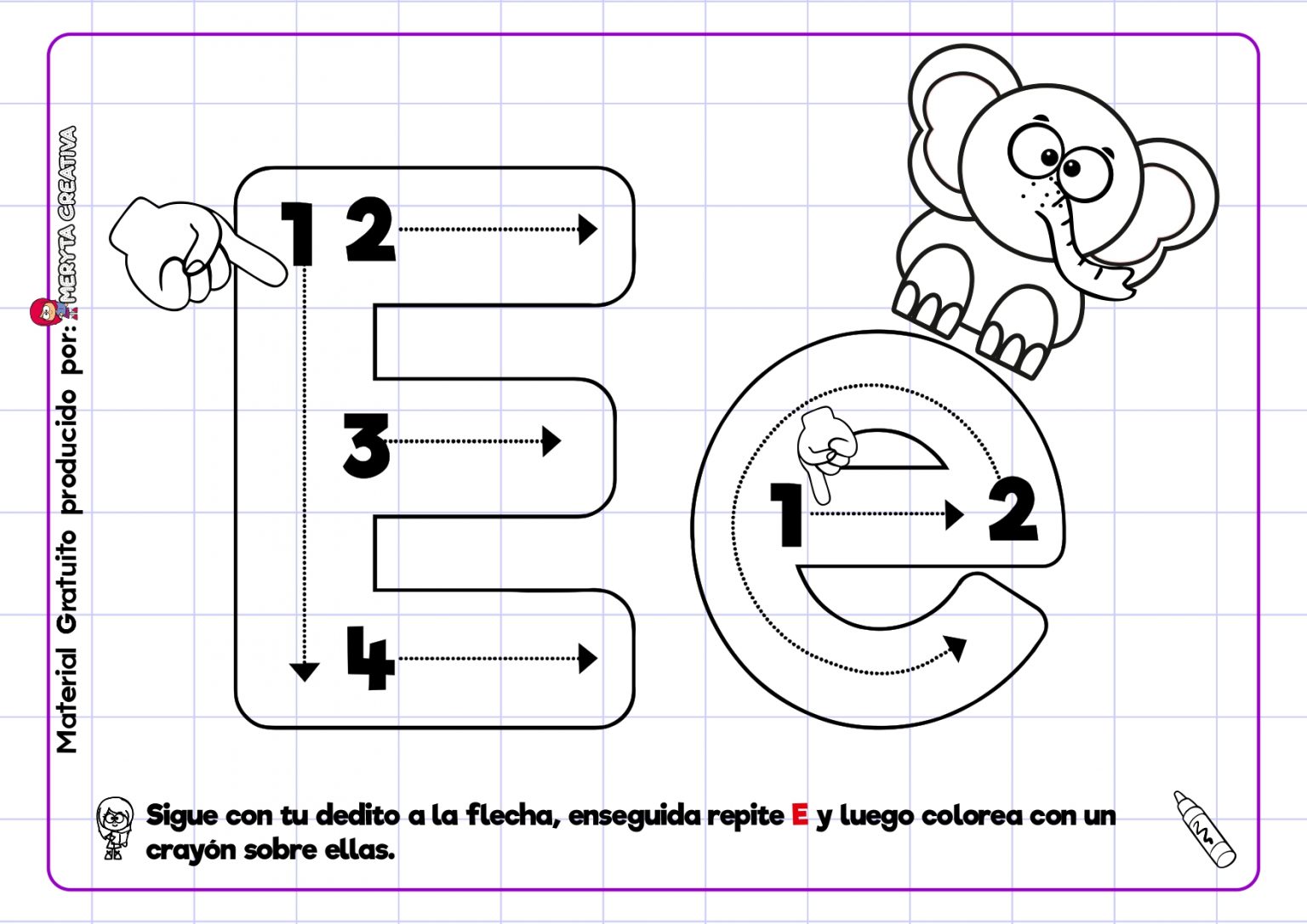 Precioso cuaderno para aprender el trazo de las vocales