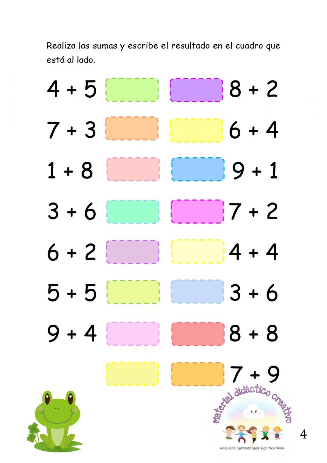 Súper cuaderno de sumas y restas para Infantil y primeros cursos de ...