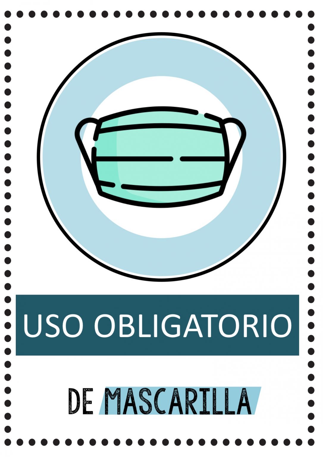 CARTELES MOLONES USO MASCARILLA ORIENTACION ANDUJAR -Orientacion Andujar