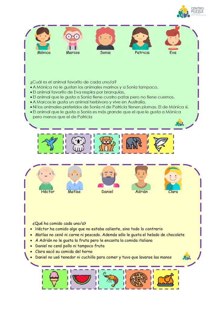 TARJETAS DE COMPRENSIÓN LECTORA - INFERENCIAS -Orientacion Andujar