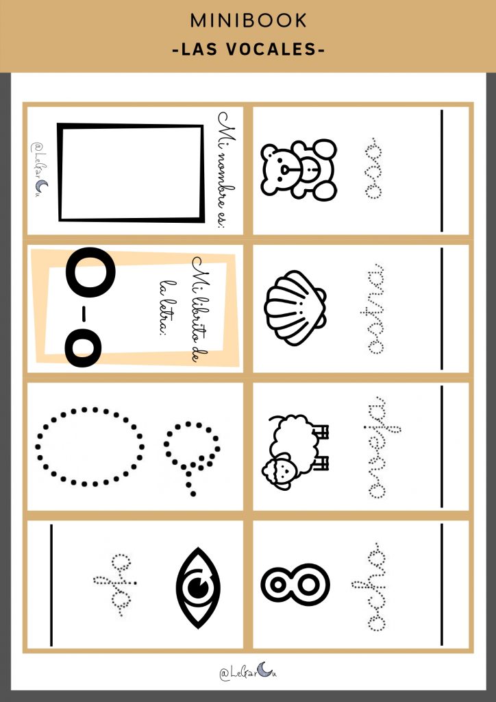 LAS VOCALES MINIBOOK -Orientacion Andujar