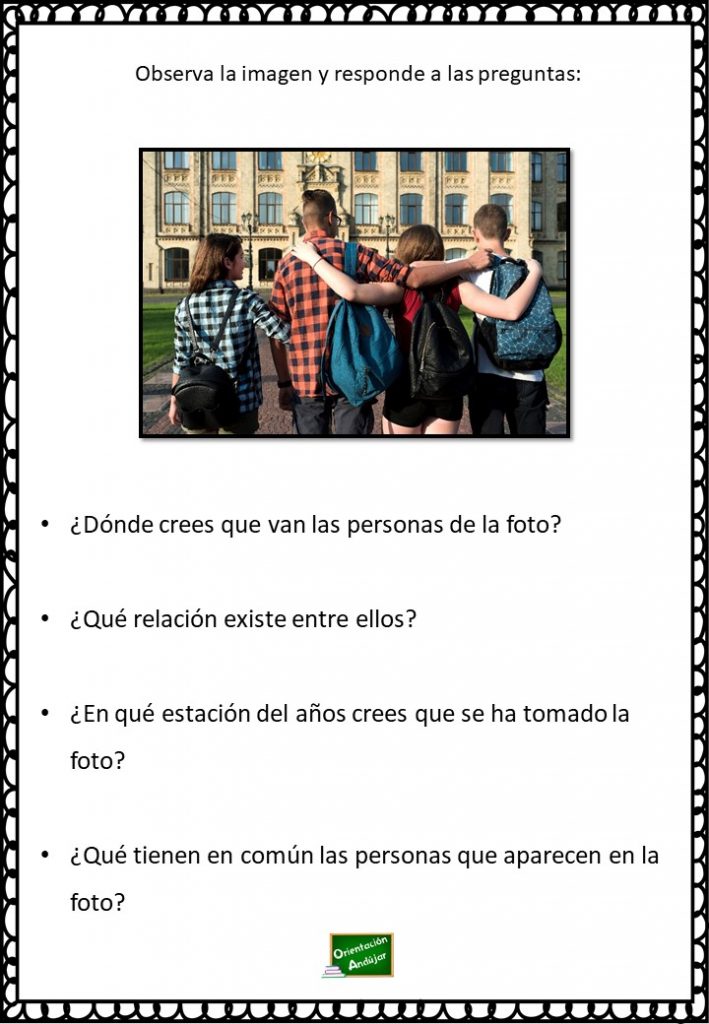 Trabajamos las inferencias lógicas con fotografías reales -Orientacion ...