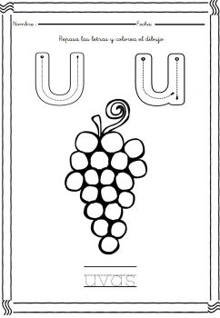 Traza y colorea trabajamos las vocales -Orientacion Andujar