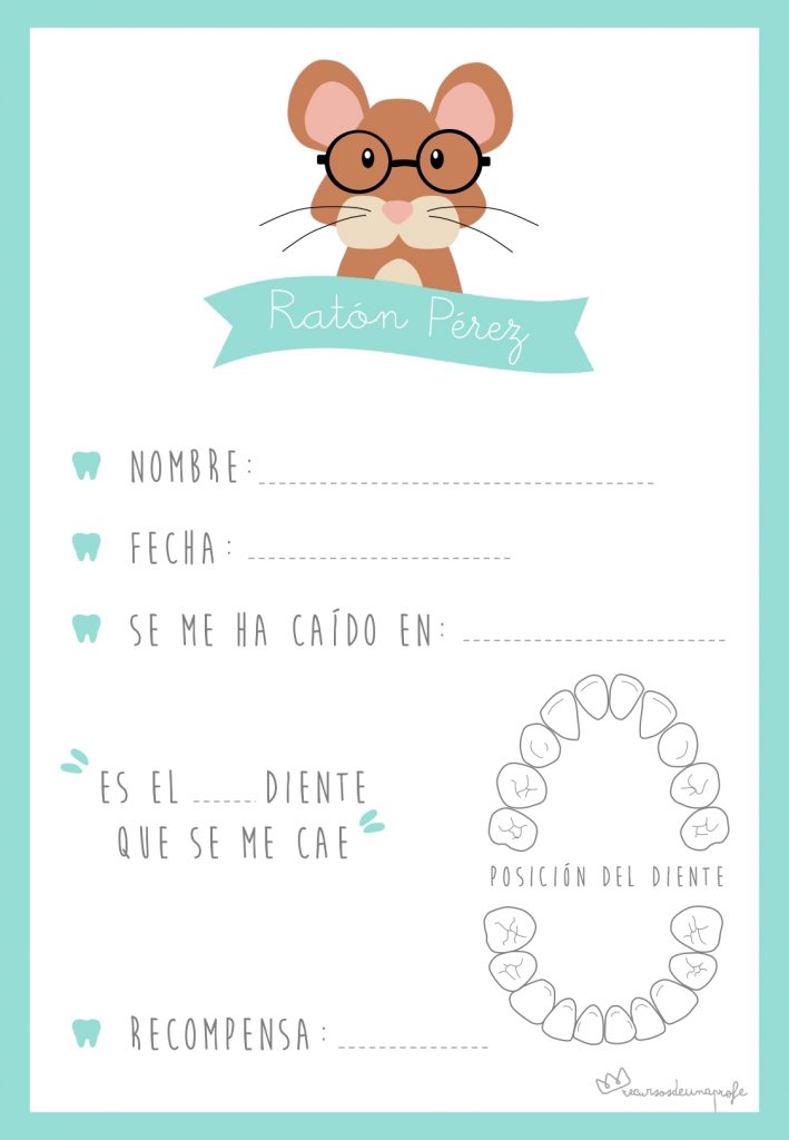 Descargable sobre el Ratoncito Pérez -Orientacion Andujar