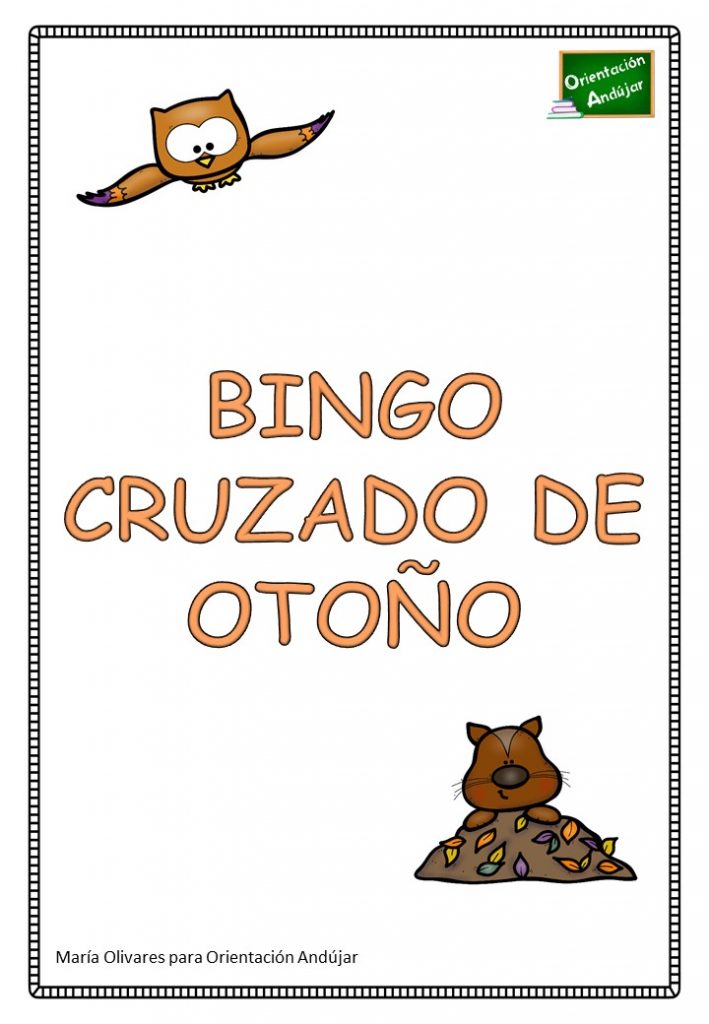 Bingo cruzado de otoño -Orientacion Andujar