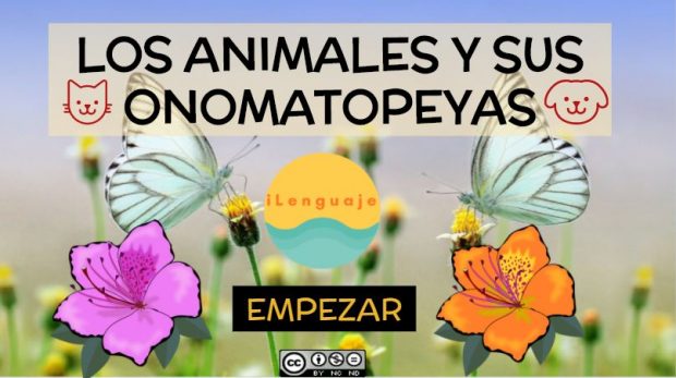 Actividad interactiva Los animales y sus onomatopeyas -Orientacion Andujar