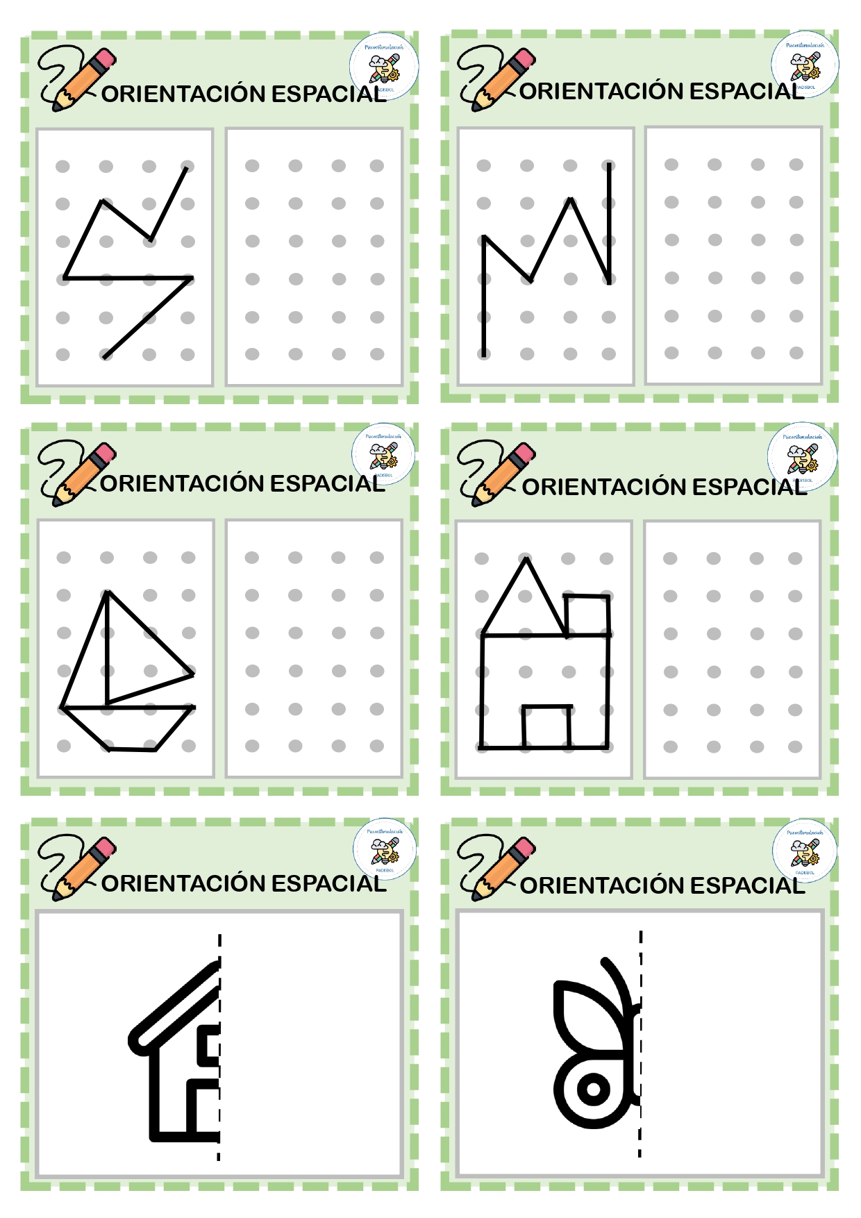 Tarjetas De Orientación Espacial Orientacion Andujar