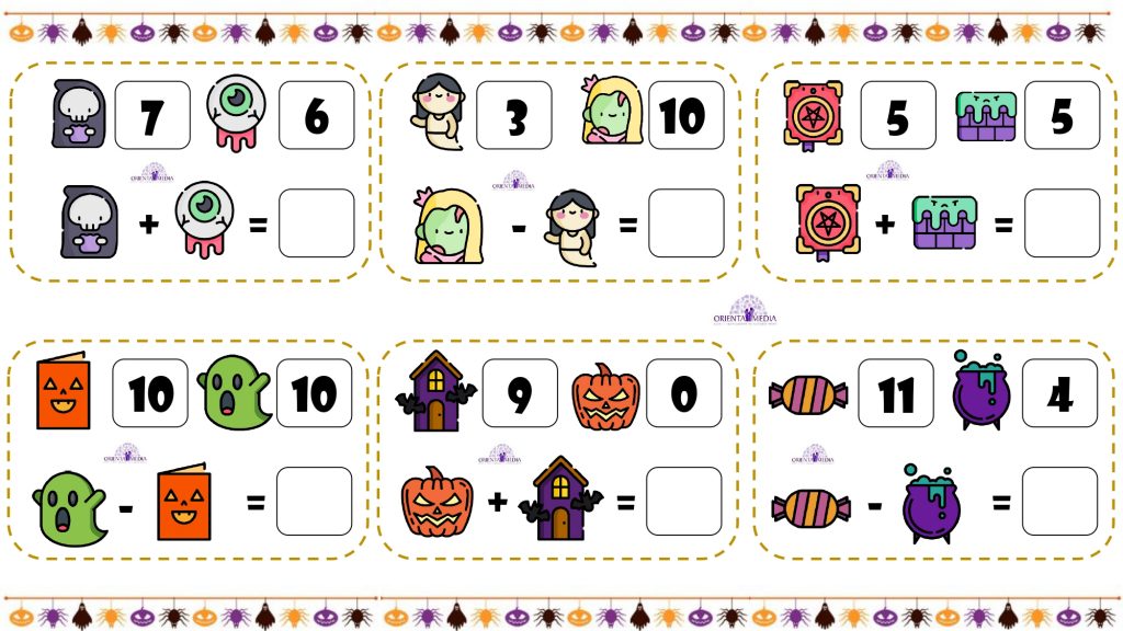 PASATIEMPOS EDUCATIVOS HALLOWEEN -Orientacion Andujar