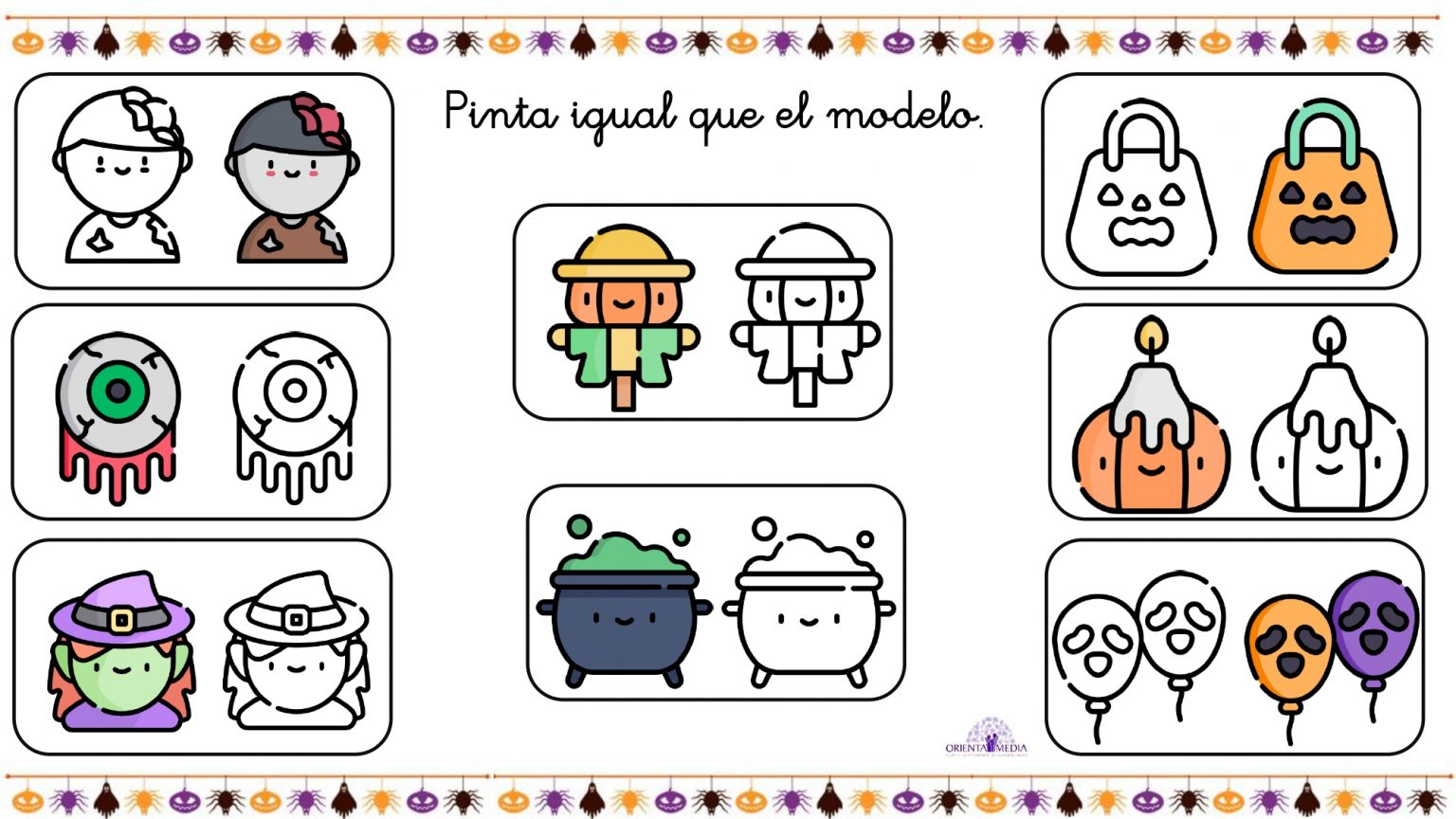 PASATIEMPOS EDUCATIVOS HALLOWEEN -Orientacion Andujar