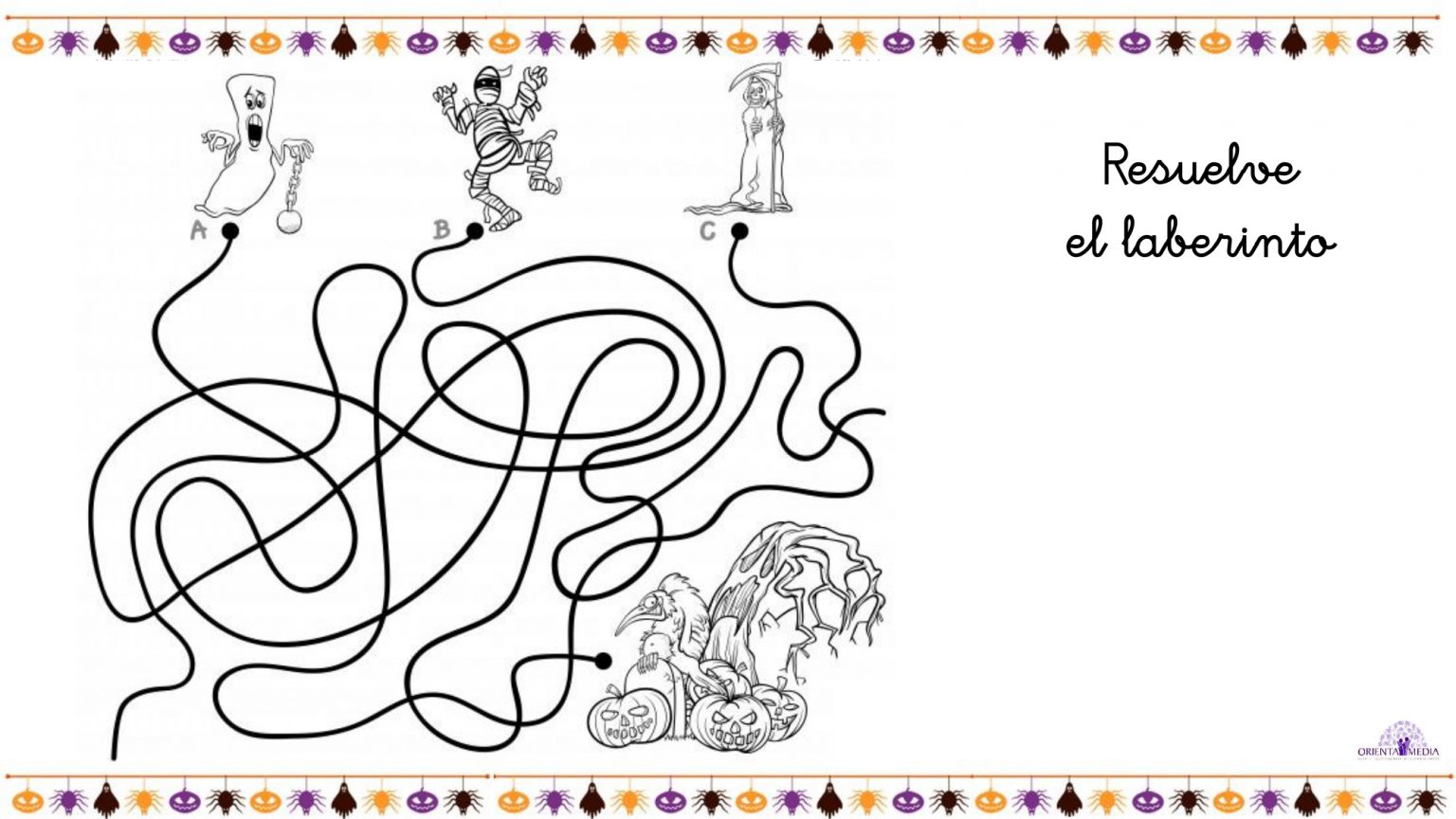 PASATIEMPOS EDUCATIVOS HALLOWEEN -Orientacion Andujar