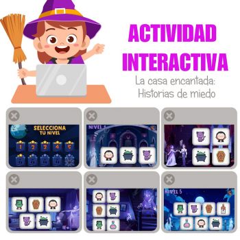 INteractivo La casa encantada: Historias de miedo HALLOWEEN ...