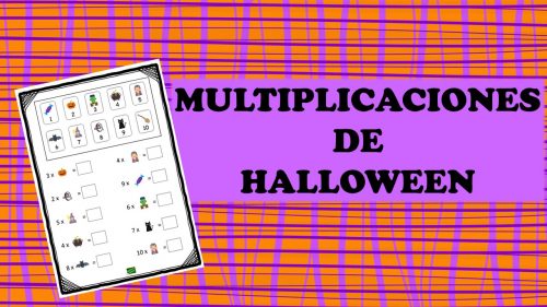 Multiplicaciones de Halloween -Orientacion Andujar