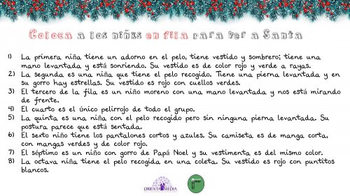 COMPRENSIÓN LECTORA NAVIDEÑA -Orientacion Andujar