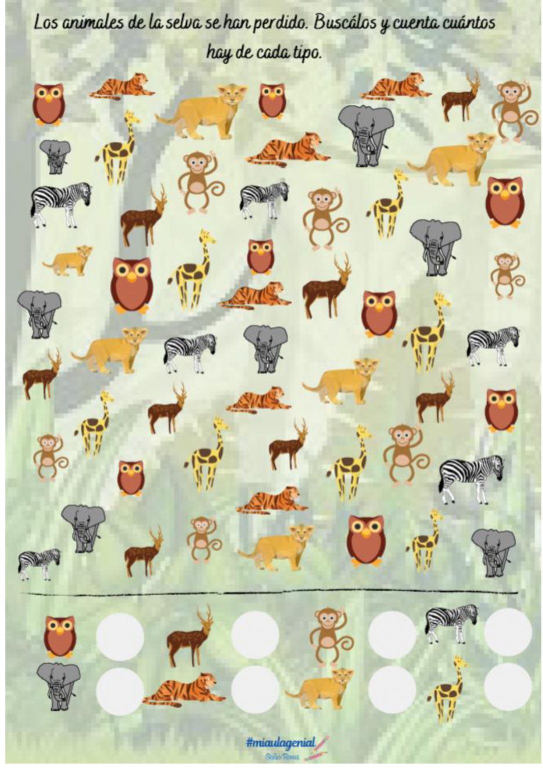 Cuaderno de animales -Orientacion Andujar