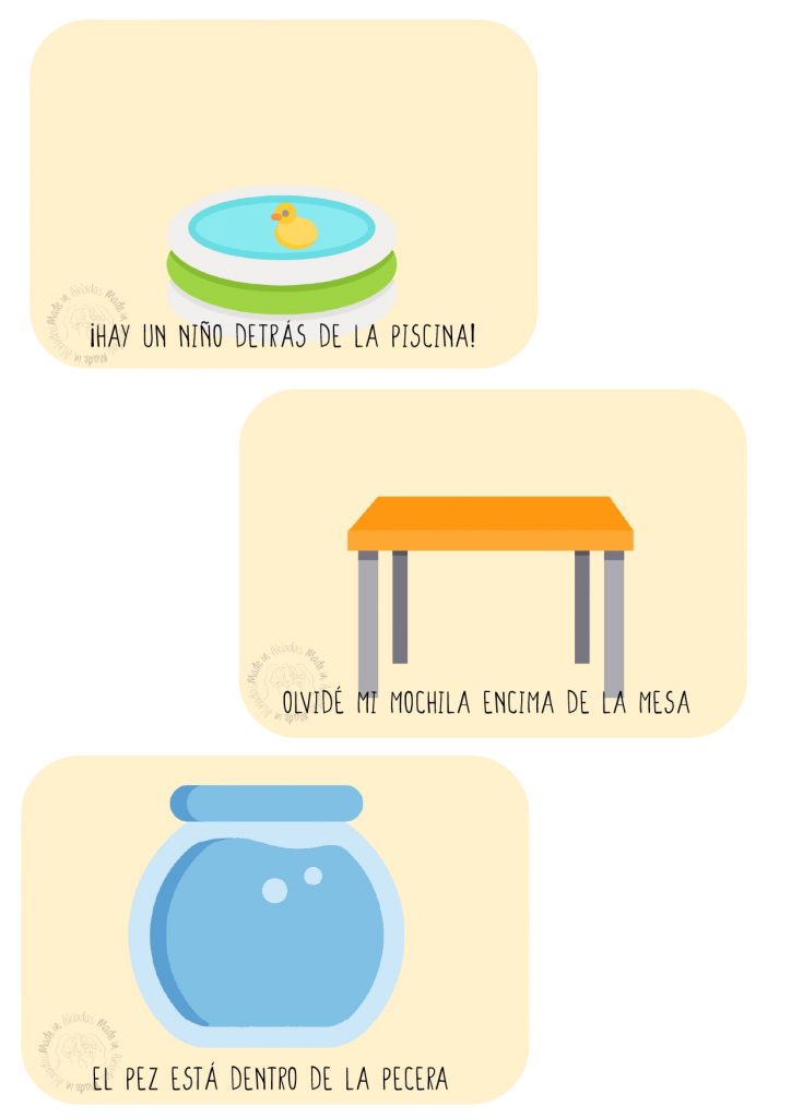 Trabajamos los conceptos espaciales -Orientacion Andujar