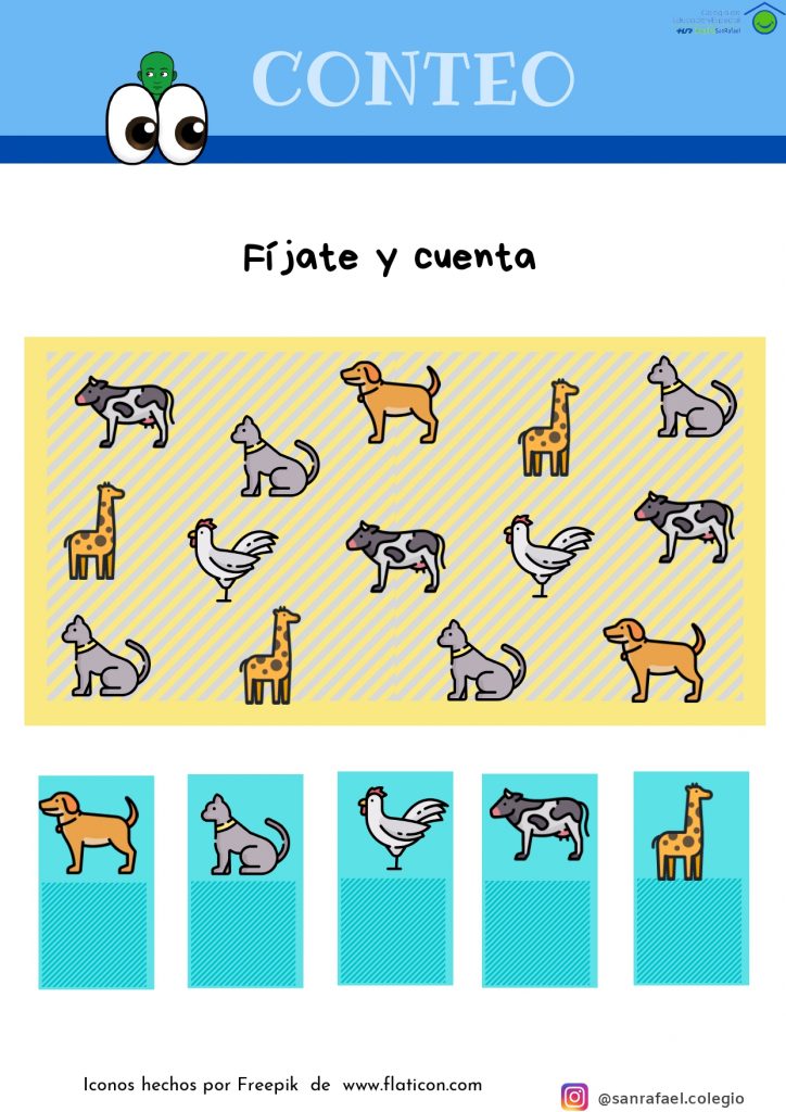 Librito de actividades para trabajar el conteo en Infantil -Orientacion ...