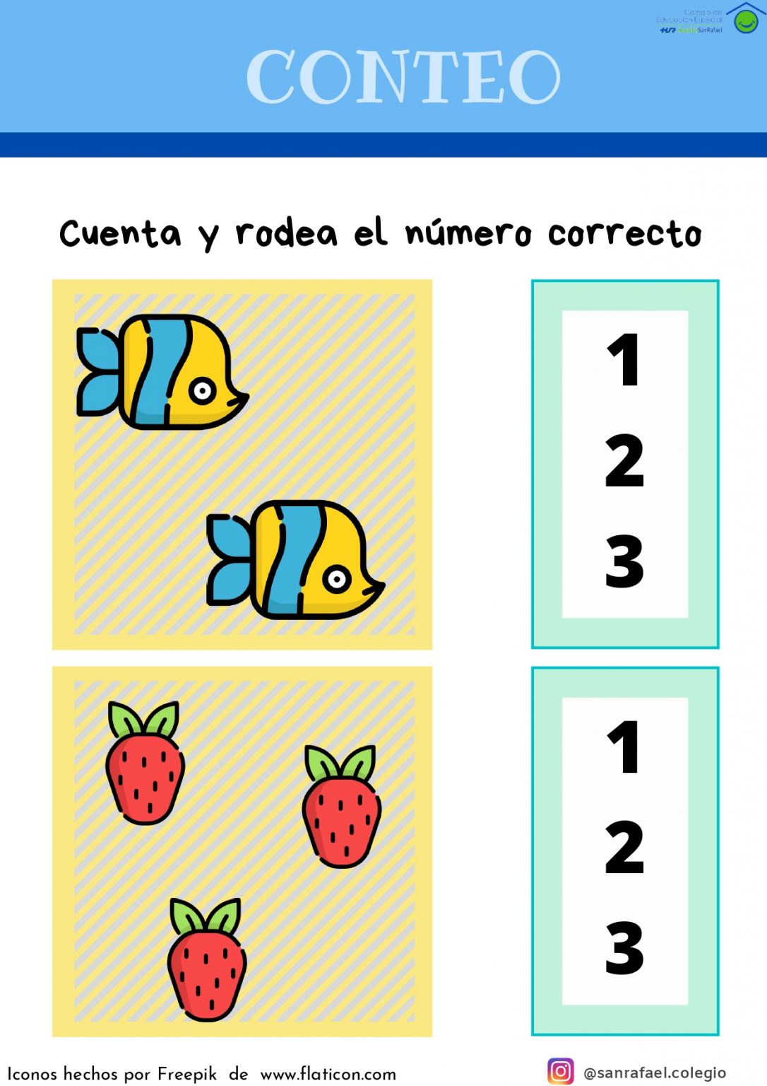 Librito de actividades para trabajar el conteo en Infantil -Orientacion ...