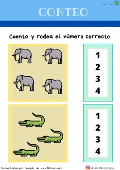 Librito de actividades para trabajar el conteo en Infantil -Orientacion ...