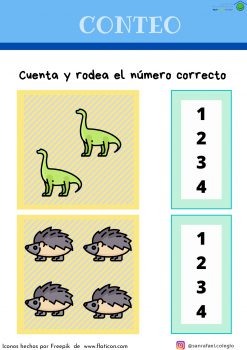 Librito de actividades para trabajar el conteo en Infantil -Orientacion Andujar