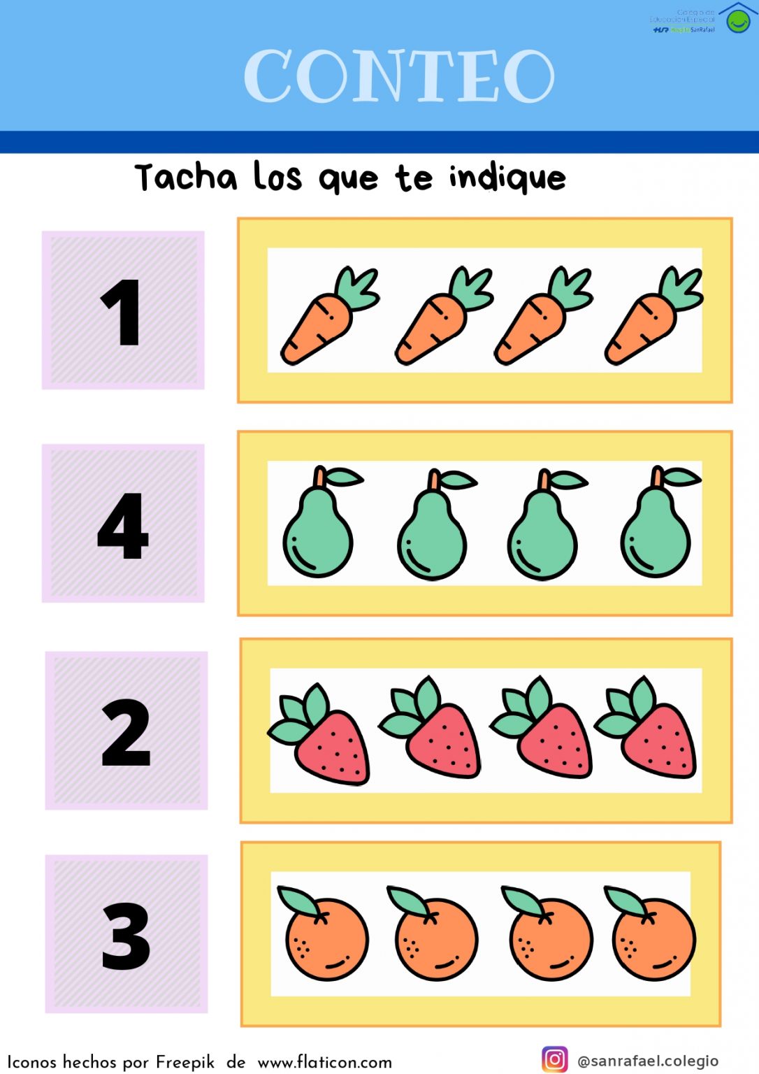 Librito de actividades para trabajar el conteo en Infantil -Orientacion ...