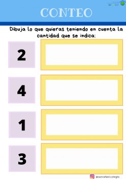 Librito de actividades para trabajar el conteo en Infantil -Orientacion ...