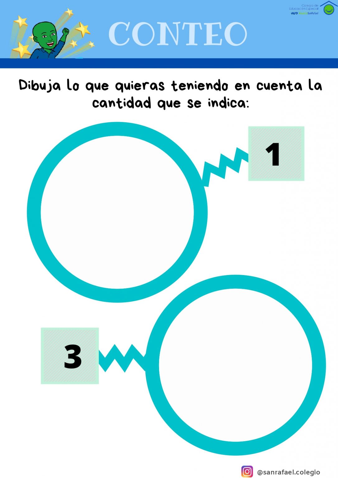 Librito de actividades para trabajar el conteo en Infantil -Orientacion Andujar